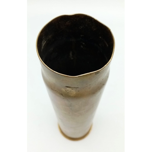 WW1 British 6 Pdr. Tank Shell Case Dated 1916.