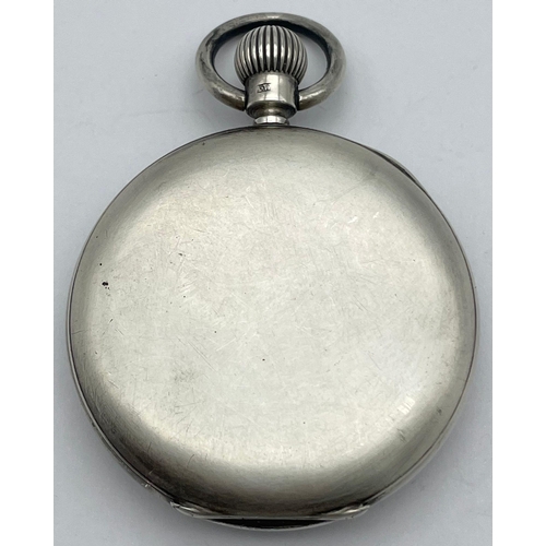 A Waltham Pocket Watch, Top winder, Hallmarked Silver in Good Condition ...