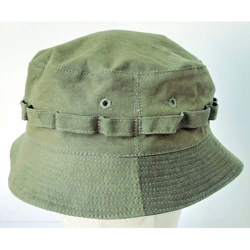 Vietnam War Era US Airborne Olive Drab Boonie Hat
