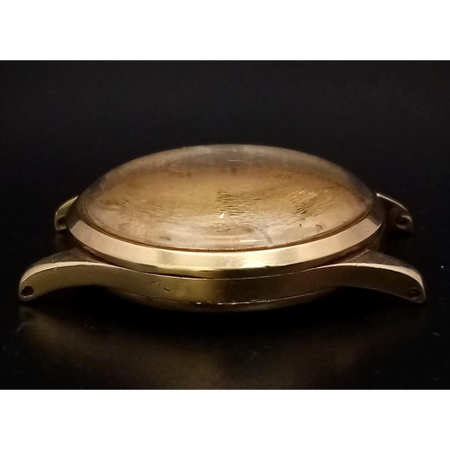 A 9K Gold Vintage Omega Watch Case. In need of repair so a/f. 30.5g ...