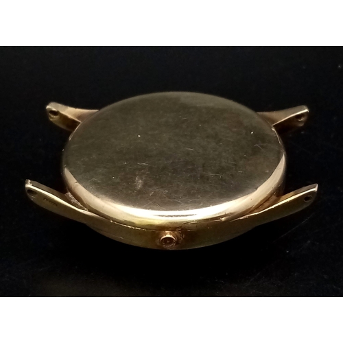 A 9K Gold Vintage Omega Watch Case. In need of repair so a/f. 30.5g ...