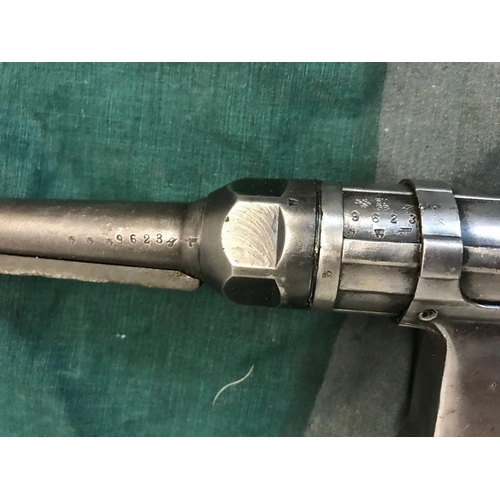 A Deactivated German WW2 Era MP40 Slab Sided 9MM Sub Machine Gun. Dated ...