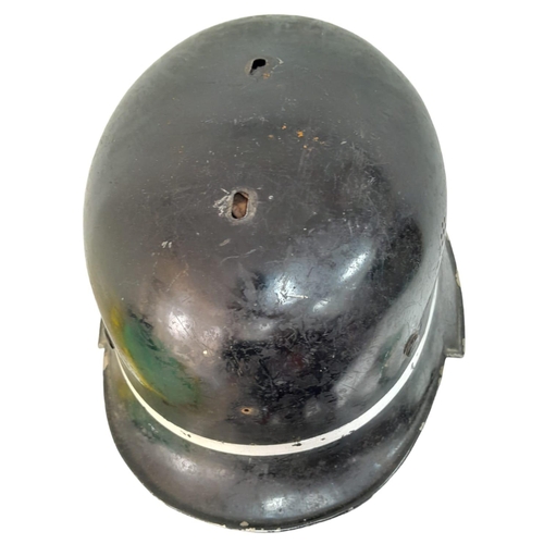 WW2 German Luftwaffe Crash Tender Crew Helmet.