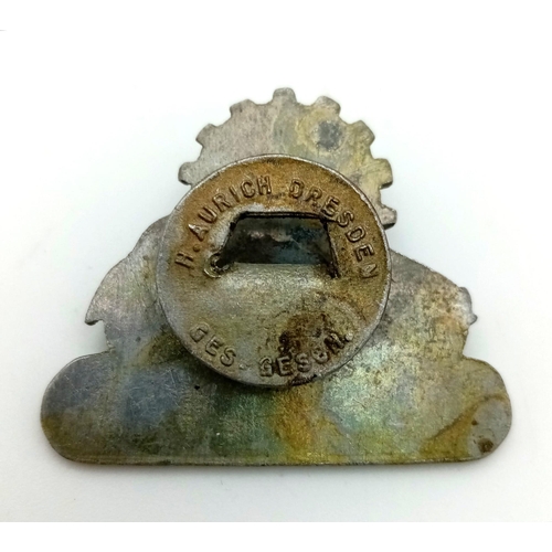 WW2 German VW/KDF Factory Workers ID Lapel ID Pin.