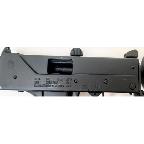 A Replica Ingram Model 10 Sub Machine Gun with Silencer. 43cm total ...