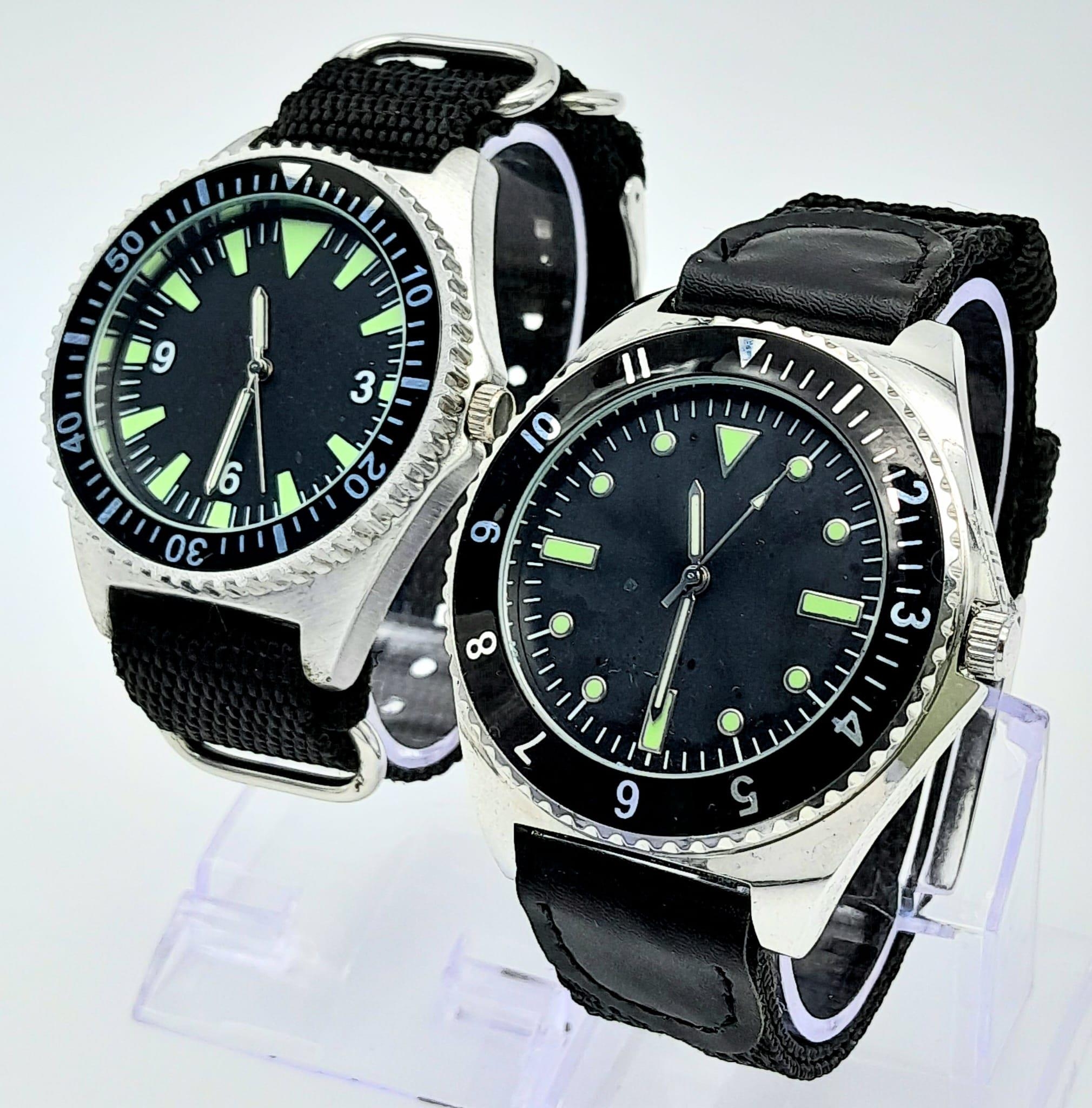 Two Unworn Military Homage Divers Watches Comprising a 1980’s Design ...