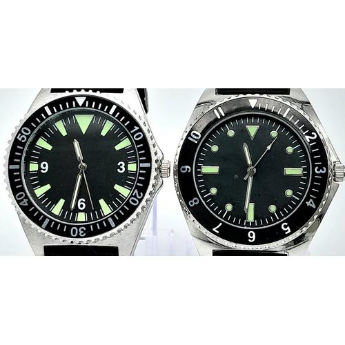 Two Unworn Military Homage Divers Watches Comprising a 1980’s Design ...
