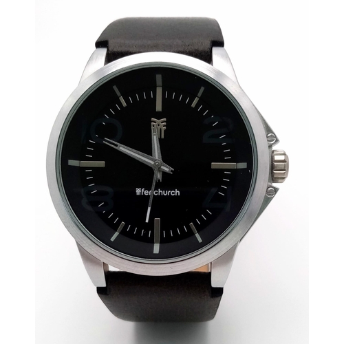 An Unworn Men’s Oversize Watch by Fenchurch. 50mm Including Crown. Full ...