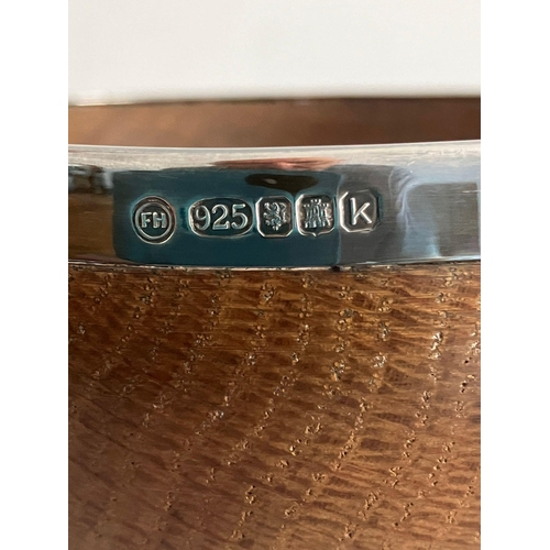 Beautiful SCOTTISH SILVER and BEECH QUAICH. Full Edinburgh hallmark for ...