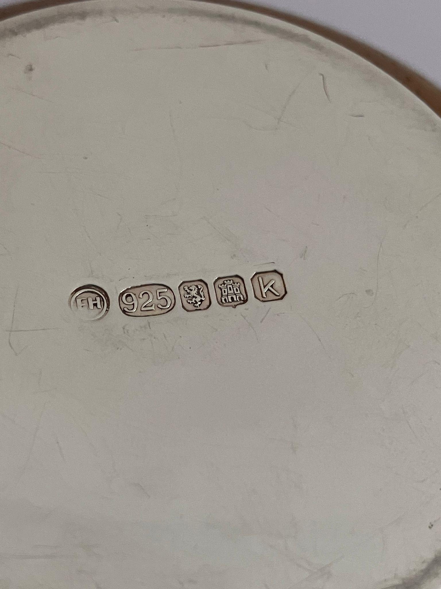 Beautiful SCOTTISH SILVER and BEECH QUAICH. Full Edinburgh hallmark for ...