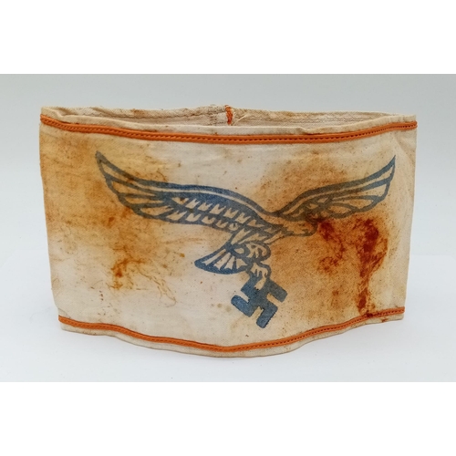 WW2 German Luftwaffe Flakhelfer (Flak Helper) Arm Band. Worn by ...