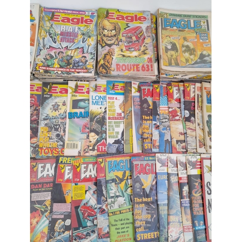 A Collection of Over 100 Vintage Eagle Comics.