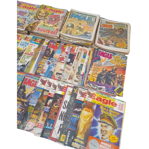 A Collection of Over 100 Vintage Eagle Comics.