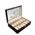A 12 Watch Display Case - Perfect for Rolex Watches. Polished veneer ...