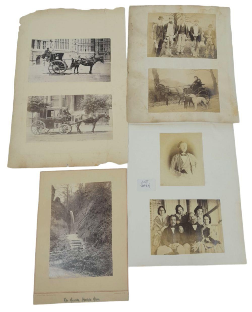 A Collection of Albumen Photographs/Prints. To include: (1) Country ...