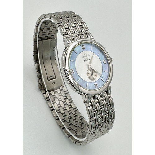 A Swiss Brocot 1826 Sapphire Quartz Watch Model G2087. 32mm Case. New ...