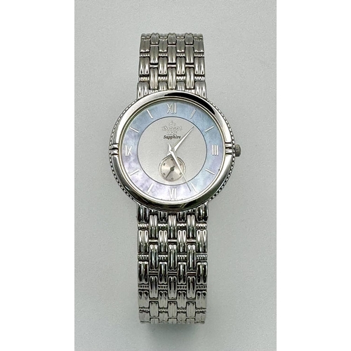 A Swiss Brocot 1826 Sapphire Quartz Watch Model G2087. 32mm Case. New ...