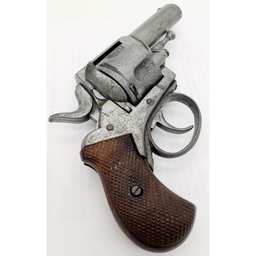 A Replica ‘British Bulldog’ Metal Inert Revolver. Working Single Action ...