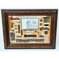 A WW2, German Battlefield Relics from Crete, 1941 Display Case. Wood ...