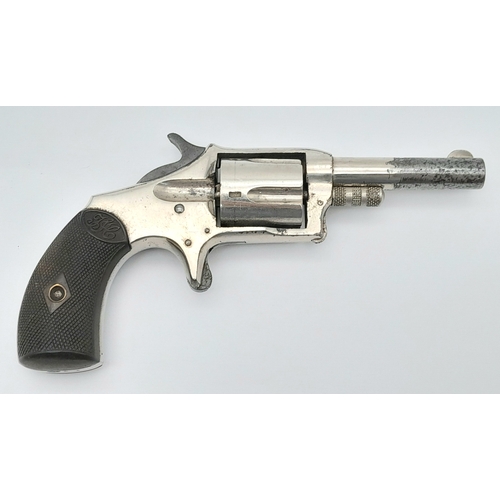 An Antique Deactivated Pioneer Pocket Revolver. 32 calibre rim fire ...