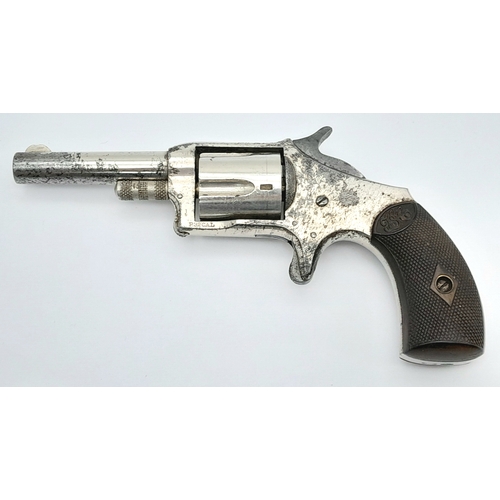 An Antique Deactivated Pioneer Pocket Revolver. 32 calibre rim fire ...
