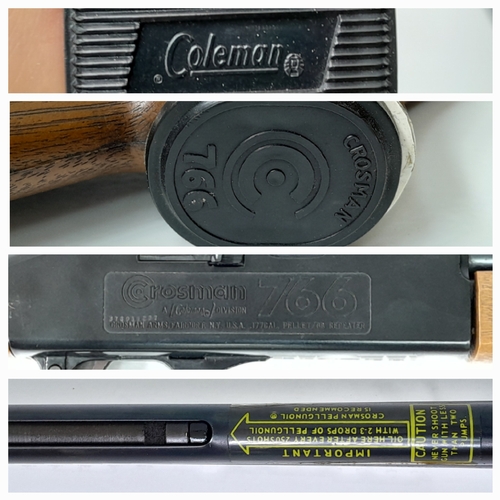 A Crosman 766 Pellet Rifle. .177 Calibre. 100cm total length. Must be ...