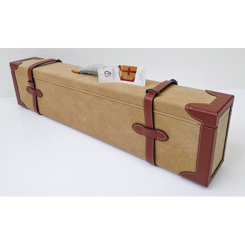 An Unused Motor Shotgun Case by Guardian Heritage. Canvas and leather ...