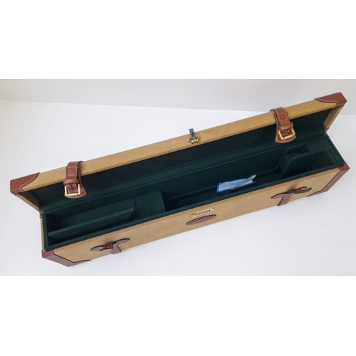 An Unused Motor Shotgun Case by Guardian Heritage. Canvas and leather ...