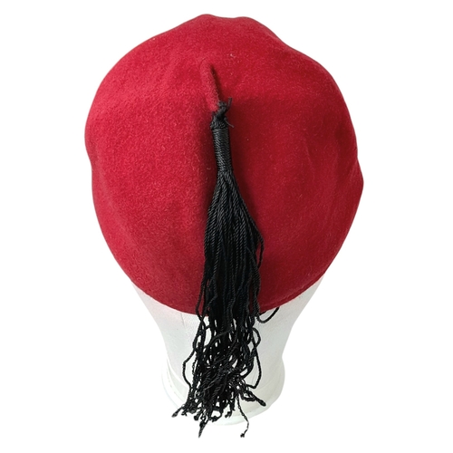A WW2 German Waffen SS Division Handschar Fez that was worn by enlisted ...
