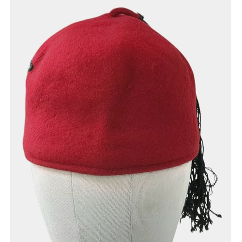 A WW2 German Waffen SS Division Handschar Fez that was worn by enlisted ...