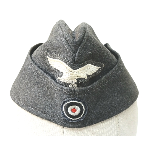 WW2 German Luftwaffe Senior Nco’s Side Cap Dated 1942.