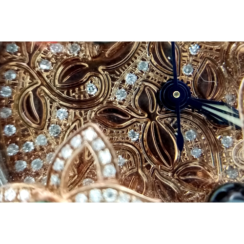 A Pasha de Cartier, Diamond Ladybird, Automatic Ladies Watch. Stainless ...