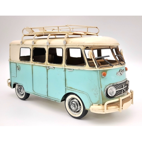 A Wonderful Vintage Kreatif Kraft Camper Van Tin Model. Designed in the ...