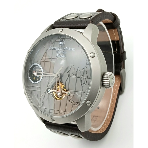 An Unworn Constantin Weisz Heritage Nautilus Automatic Watch- 50mm ...