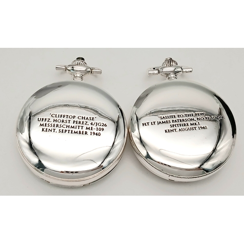 Two Manual Wind Aces of the Air Pocket Watches Comprising: 1 ...