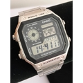 Gentleman’s CASIO ILLUMINATOR ‘WORLD TIME’ WRISTWATCH. Model AE-200WH ...