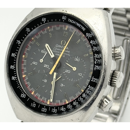 AN OMEGA "SPEEDMASTER" PROFESSIONAL MARK II IN STAINLESS STEEL WITH 3 ...