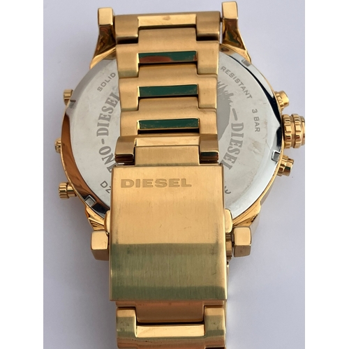 Gentleman’s DIESEL WRISTWATCH DZ7399 ‘Mr DADDY’. Finished in Gold Tone ...