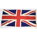 A Vintage Large Royal Navy Union Jack Flag Approximately 175 x 80cm ...