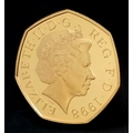 A Royal Mint 1998 United Kingdom Fifty Pence Proof Coin. 25th ...