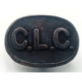 WWI Chinese Labour Corps Cap Badge. The C.L.C were known as the Coolies ...