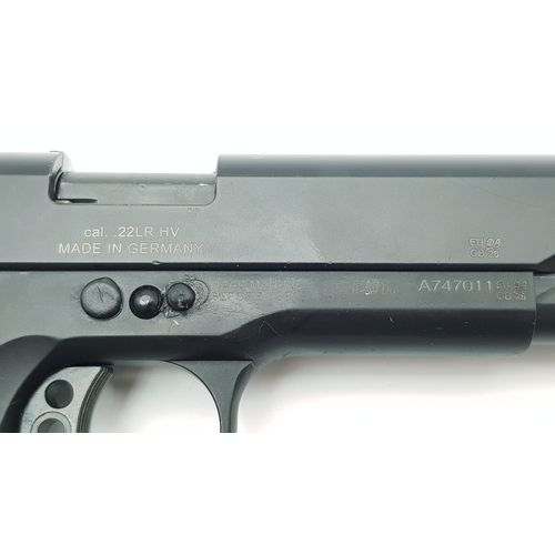 A Deactivated German Model GSG 1911 Semi-Automatic Pistol with Silencer ...