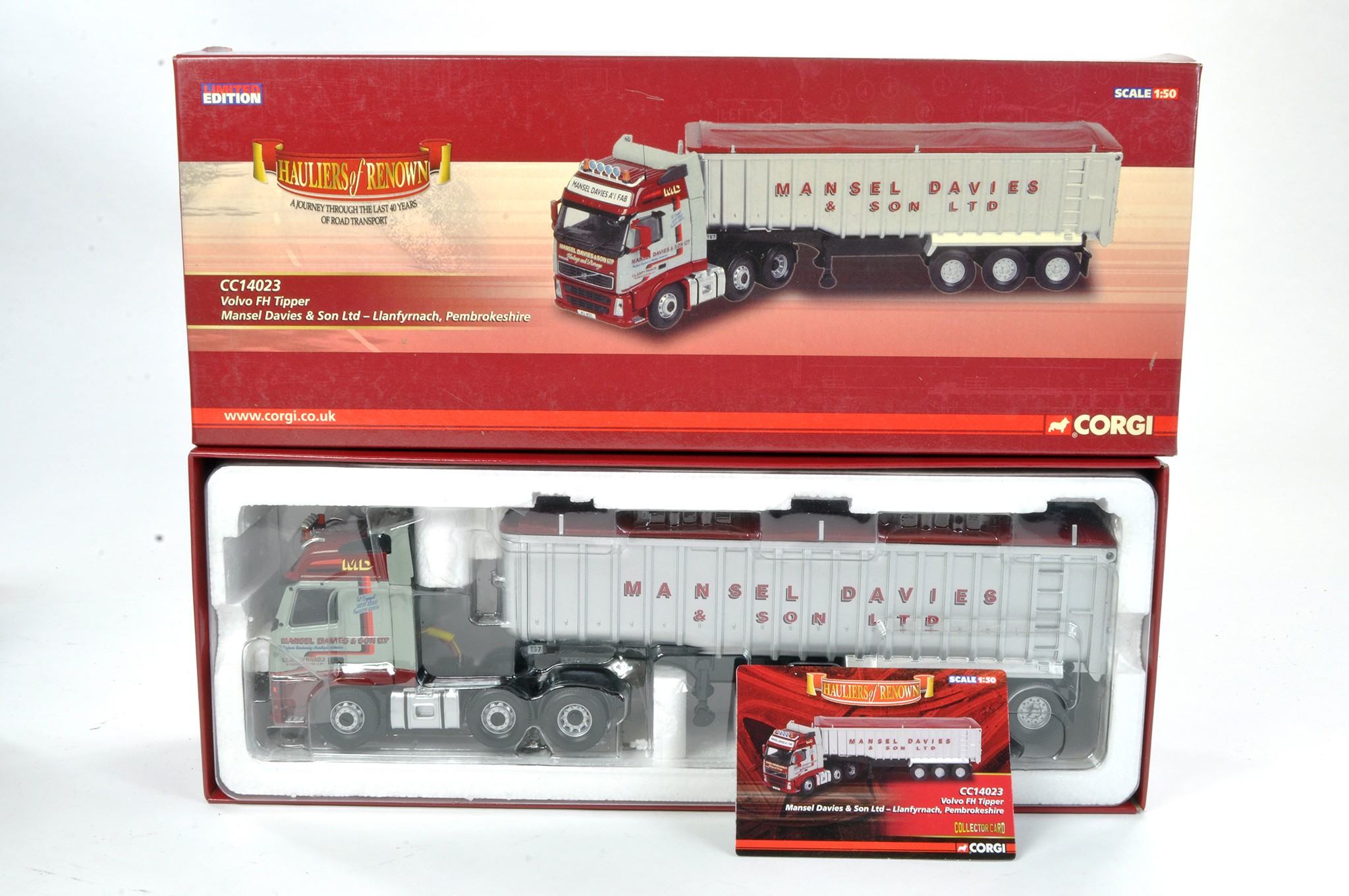 Corgi 1/50 Diecast Model Truck Issue comprising no. CC14023 Volvo FH ...