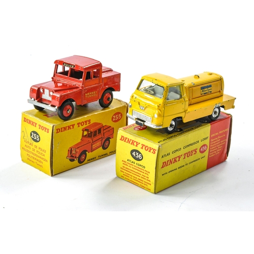 Dinky duo comprising No. 255 Mersey Tunnel Police Van, very good to ...