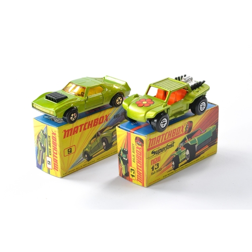 Matchbox Superfast 9b AMX Javelin. Metallic lime green with lemon ...