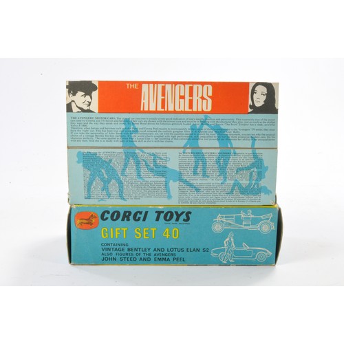 Corgi No. GS40 The Avengers Gift Set including John Steed's" Vintage ...