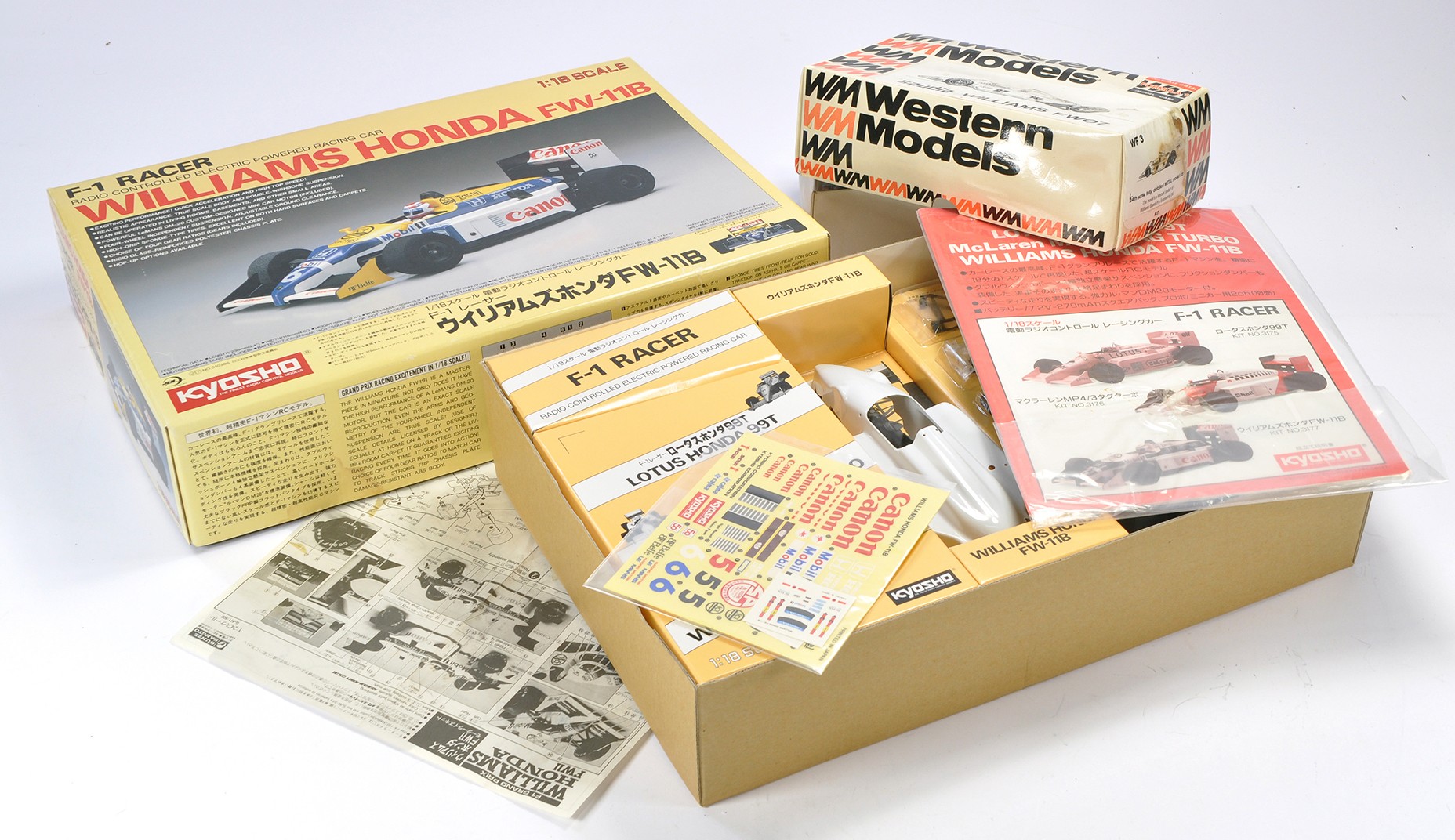 Western Models 1/24 white metal kit comprising Saudia Williams Formula ...