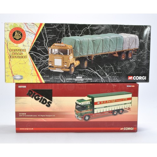 Corgi Diecast Model Trucks issue comprising No. CC13618 DAF CF ...
