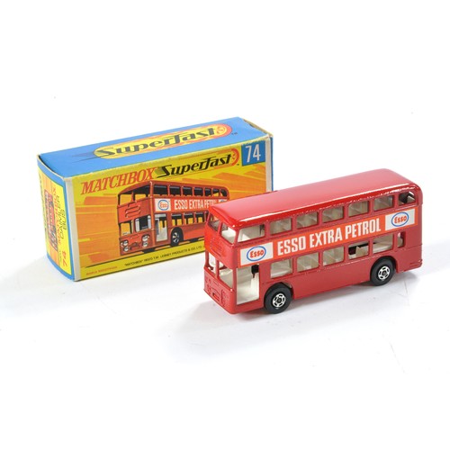Matchbox Superfast No. 74a Daimler Bus in the livery of Esso. Appears ...