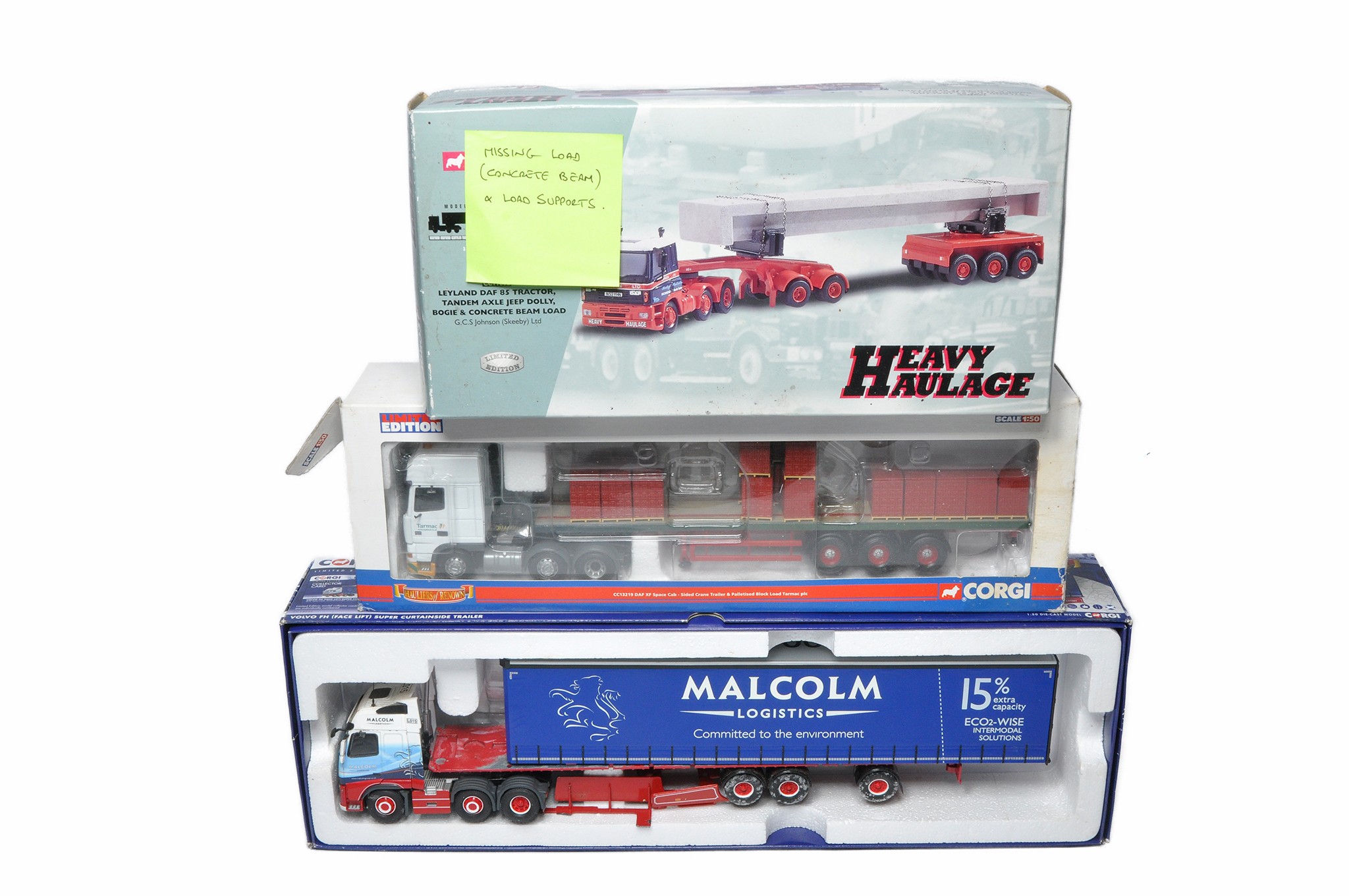 Corgi Diecast Model Truck issues comprising trio of trucks as shown ...